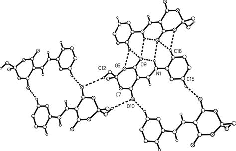 The Hydrogen Bonding Dashed Lines Scheme In I Viewed Approximately