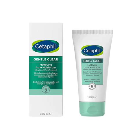 Cetaphil Gentle Clear Mattifying Acne Moisturizer Salicylic Acid Acne