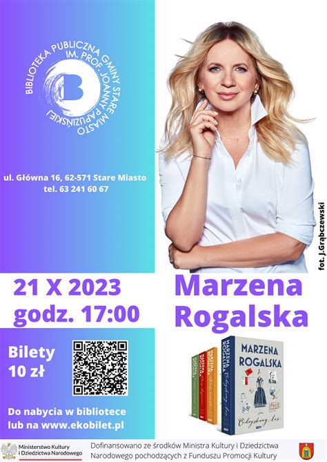 Marzena Rogalska Spotka Si Z Mieszka Cami Starego Miasta