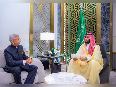 Jaishankar Calls Upon Saudi Arabian Crown Prince Mohammed Bin Salman In