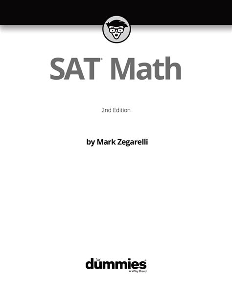 SAT Math For Dummies With Online Practice Nd Edition E Books Max
