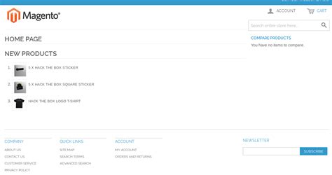 Swagshop Hack The Box Https H4ckron Github Io