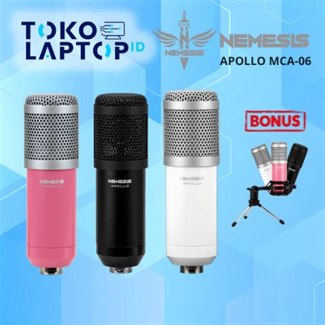 Jual Nyk Nemesis Mca 06 Mca06 Apollo Condenser Microphone Hitam