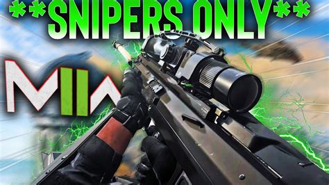 Snipers Are Back And Fun In Cod Mw2 Youtube