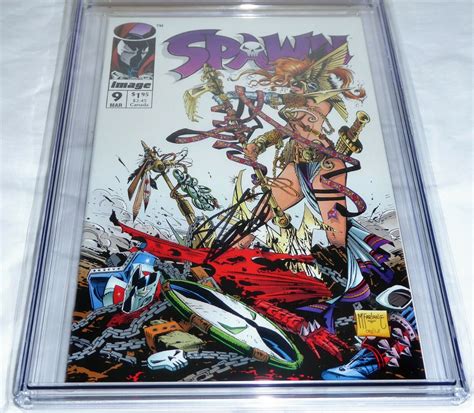 Spawn 9 1st Angelica Now In Marvel Cgc Ss Stan Lee Signature Edition Autograph Pyro Comics