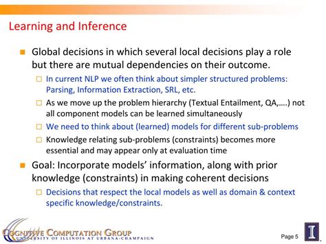 Ppt Constrained Conditional Models Towards Better Semantic Analysis