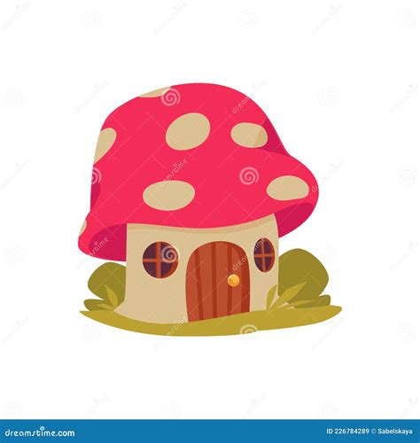 Casa De Fantasia De Fadas Bonitas Em Forma De Cogumelo Para Jardim Ou