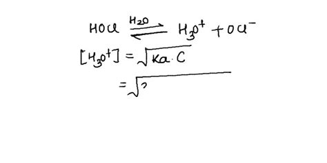 SOLVED HOCl Has A Ka 3 10 8 If The PH Of The Solution Is 4 16 What
