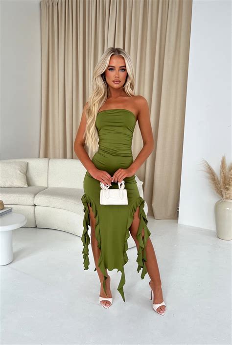 Gee Dress Green Sale Sorelleuk