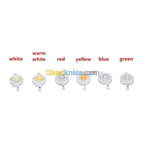 Led 3 W Blanc Blanc Chaud Rouge 5v Arduino Blida Blida Ouedkniss