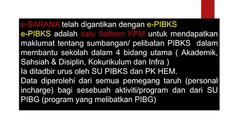 Bengkel Pibks Untuk Su Pibks Sekolah Pptx