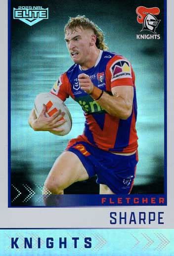 2025 Nrl Elite Silver Special P080 Fletcher Sharpe Knights Diggaz