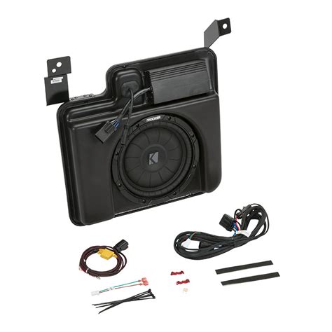 2014 Sierra 1500 Crew Cab Audio Upgrade Kicker Powered Amp And