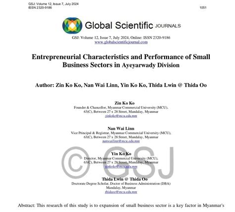 Dr Zin Ko Ko On Linkedin Article Articlepublication