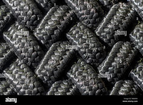Black Material Weave For Background Stock Photo Alamy