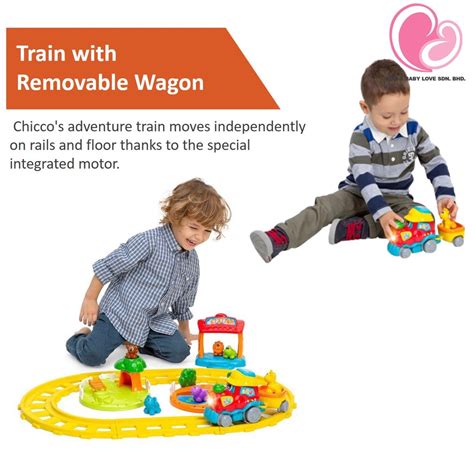 Chicco Adventure Train Playset 1 4 Years Old Shopee Malaysia