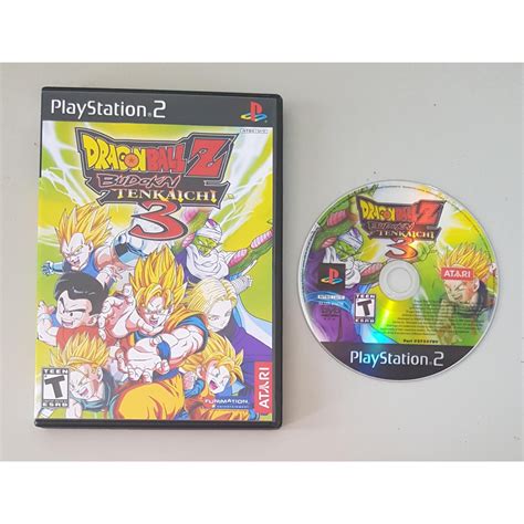 Ps2 Dragon Ball Z Budokai Tenkaichi 3 Dragonball Z Shopee Brasil