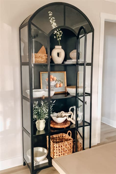 Ventana Black Glass Display Curio Curated On Ltk Display Cabinet