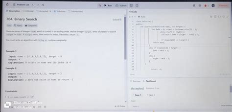 🚀 binary search algorithm efficient and elegant just solved the binary search problem 704
