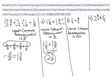 Solved Bea Mixed 34 Cup Of Flour 14 Cup Of Cornstarch 12 Cup Of