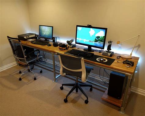 desktop computer desk