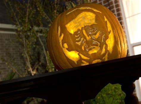 Poe Jack O Lantern Pumpkin Carving By Wendy Leaumont Scene Design And