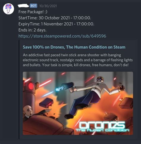 Github Not Dnldiscord Steam Bot Discord Bot That Posts About Free