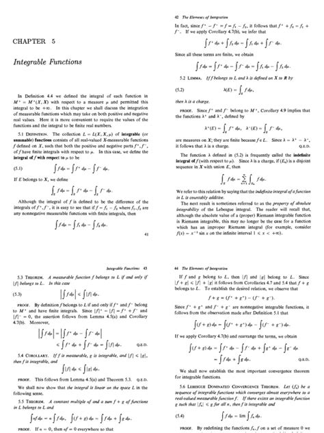 Bartle Teoria De La Medida Cap5y6 Pdf Integral Norm Mathematics