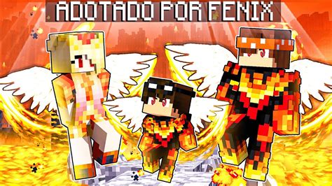 STHAN foi ADOTADO por FÊNIX no Minecraft YouTube