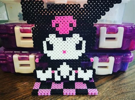 8 Easy Kuromi Perler Beads Patterns Julie Ann Art