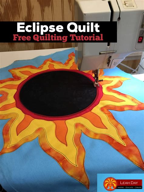 The Free Motion Quilting Project Easy Eclipse Quilt Pattern Featuring