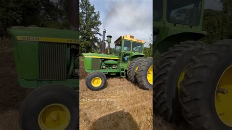 JOHN DEERE 6030 Tractor Plowing Johndeere Tractor Bigtractorpower