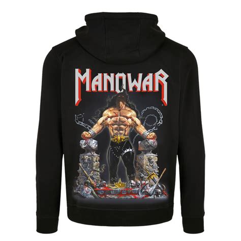 Manowar Zip Hoodie Louder Than Hell 2025 Manowar Merch Eu
