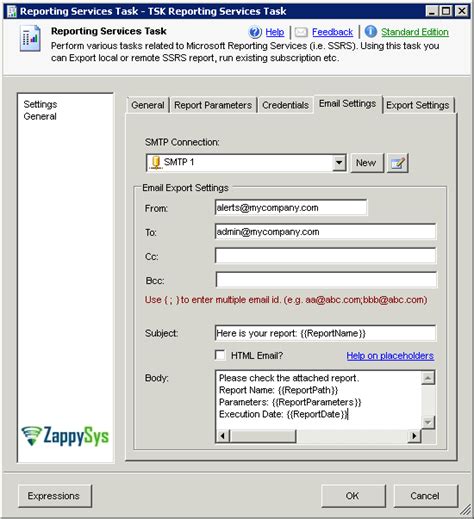 Ssis Report Generator Task Zappysys