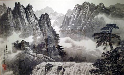 물이 돼야지 돌에 붙어있는 이끼가 되면 안 되잖나” 통일뉴스 풍경 그림 풍경 수채화 그림