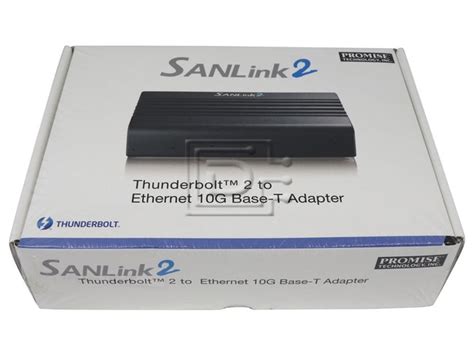 Promise Technology Sanlink2 E2002t Sle2002tnaa Dual Thunderbolt2 To Dual 10g Base T Ethernet