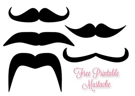 Mustache Printable Clipart Best