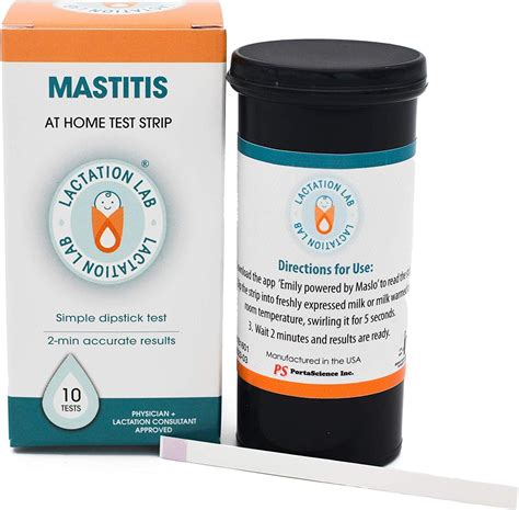 Lactation Lab Mastitis Test Strips At Home Test For