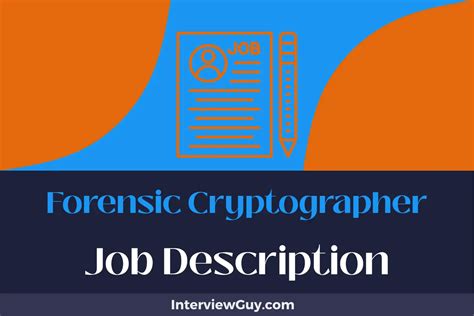 Forensic Cryptographer Job Description Updated For 2025