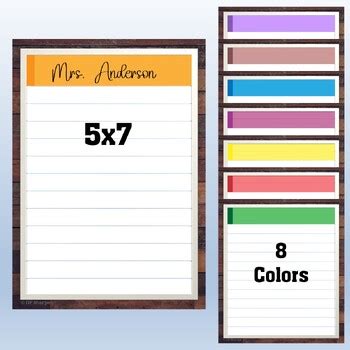 Notepad Sheets Set By Dp Sharpe Resources Tpt