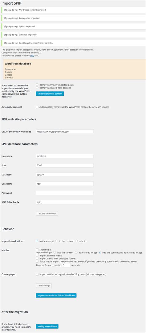 FG SPIP to WordPress Frédéric GILLES net