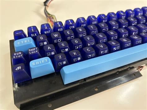 Closed New C64 Keys From A Crowdfunding Campaign Case Keyboard