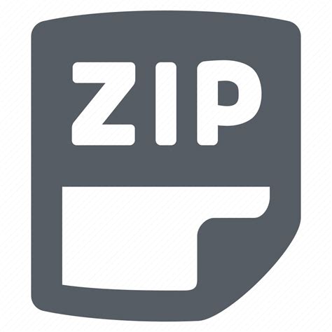 Document File Interface Zip Icon Download On Iconfinder