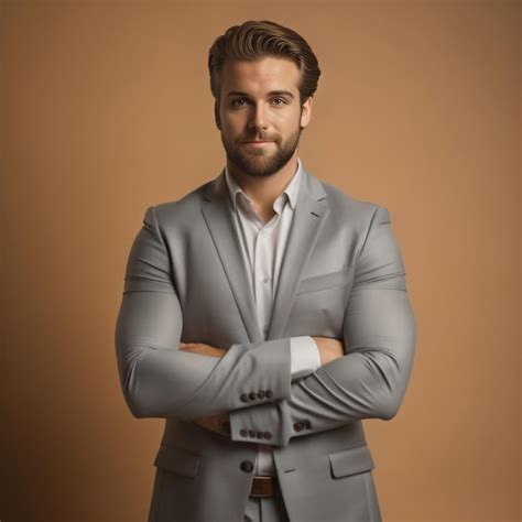 Premium Ai Image Portrait Of Man In Professional Pose