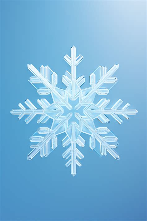 Ai数字艺术c4d透明雪花模型 众图网