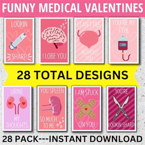 Medical Valentines Etsy