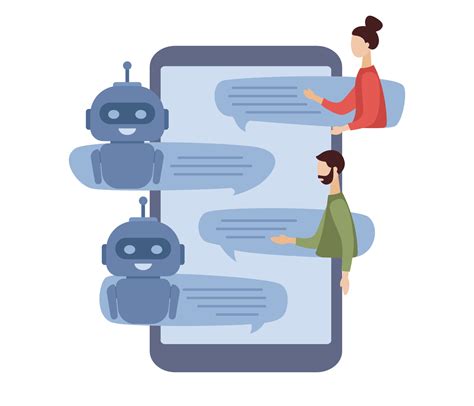 Chatbot Smartphone App Icon Artificial Intelligence Robot Assistant Online Customer Support