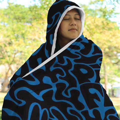 Pink Floyd Logo Cosmic Psychedelic Art Hooded Blanket Otherbrick