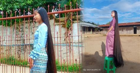 သိန်း ၁၀၀ ပေးတောင်မရောင်းဘူး သူမရဲ့ဆံပင်ကိုအရမ်းတန်ဖိုးထားတယ်ဆိုတဲ့ မိုးကုတ်မြို့က မြန်မာမလေး