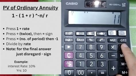 Present Value Of Ordinary Annuity Table Calculator Cabinets Matttroy